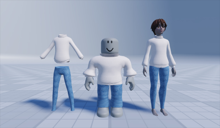 Robloxの重ね着アクセサリーを作ってみよう！-さっくり簡単ジーンズ編- - newtrace株式会社